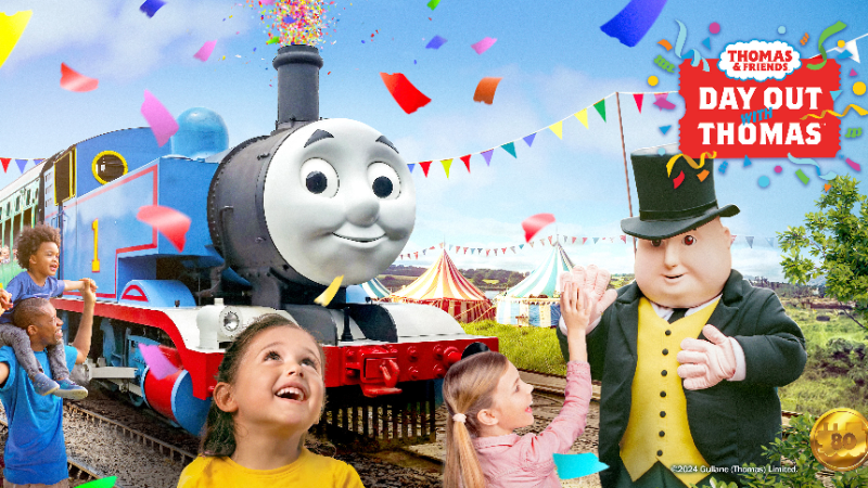 Day Out with Thomas: The Party Tour Rolls into Crossroads Village ...