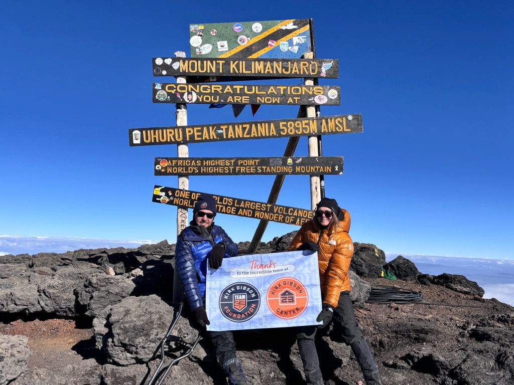Leg Amputee CEO of Kirk Gibson Foundation Completed Mt. Kilimanjaro ...